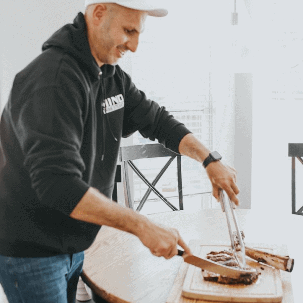 Mino Prime Steaks | Mino Prime Steaks Fitted Logo Hat-White